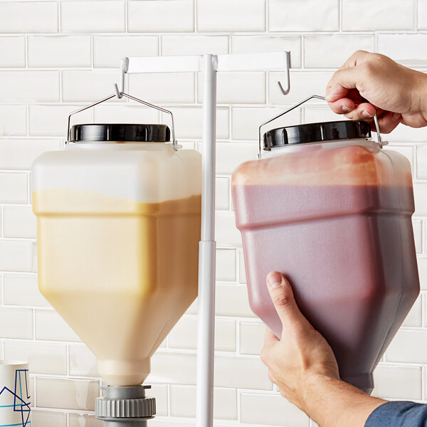 Asept Countertop Stand for 5 Liter Hanging Bottle Condiment Pump Dispensers