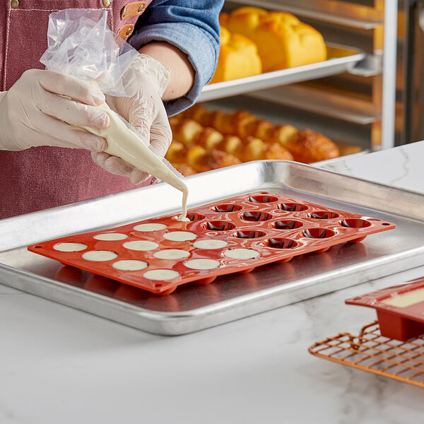 Pavoni Formaflex 24 Compartment Round Silicone Baking Mold FR004 - 1 3/ ...