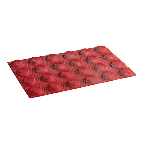Pavoni Formasil 24 Compartment Round Micro-Perforated Silicone Bread ...