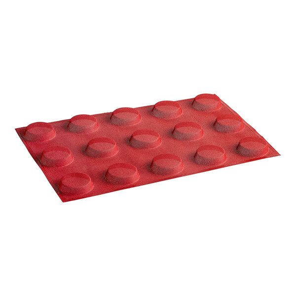 Pavoni Formasil 15 Compartment Round Micro-Perforated Silicone Bread ...