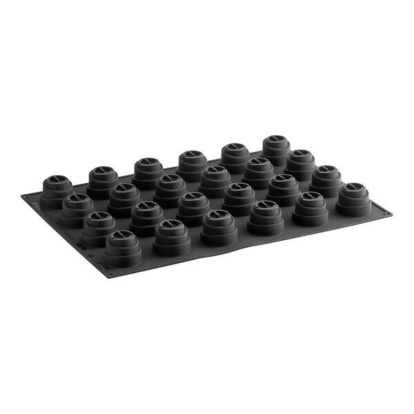Pavoni Pavoflex 24 Compartment Babele Silicone Baking Mold PX010 - 2 11/16" x 1 15/16" Cavities