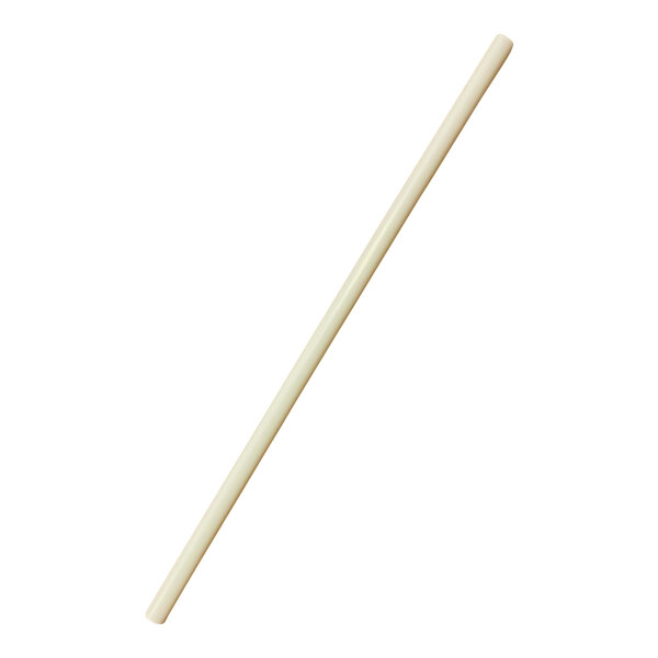 StrawFish 10 1/4" Natural Unwrapped Giant Straw - 5000/Case