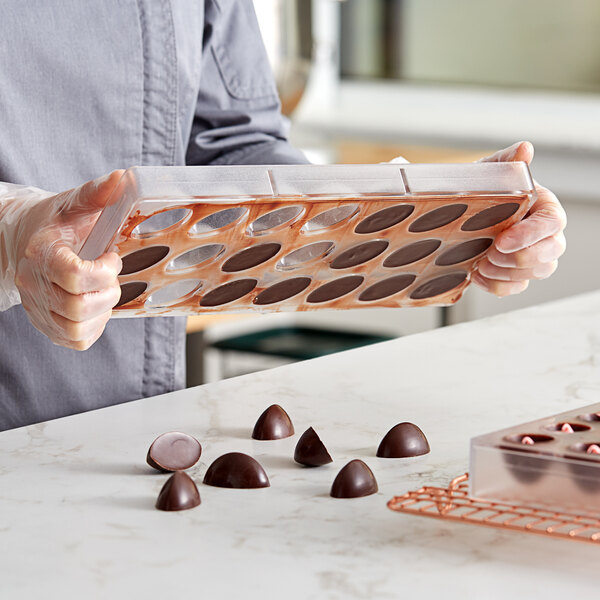 Pavoni Praline 21 Compartment Egg Polycarbonate Candy Mold PC42FR - 1 5 ...