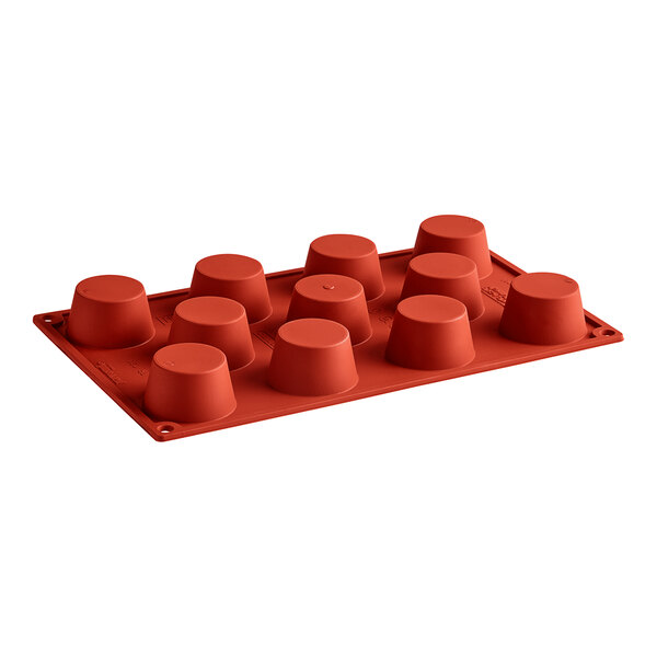 Pavoni Formaflex 11 Compartment Muffins Silicone Baking Mold FR020 - 1 ...