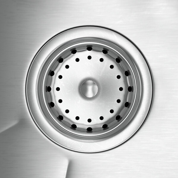 Regency 1 Bowl Underbar Dump Sink with Faucet - 14 1/2" x 18 3/4"