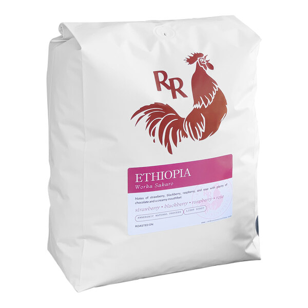 Red Rooster Ethiopia Worka Sakaro Whole Bean Coffee 5 lb.