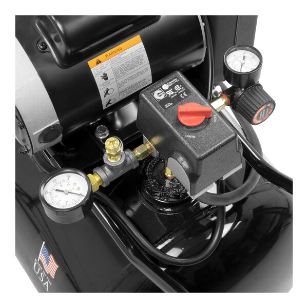 Industrial Air 20 Gallon Portable Horizontal Cast Iron Single-Stage Air ...