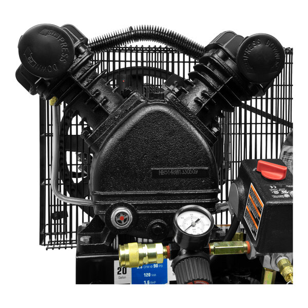 Industrial Air 20 Gallon Portable Vertical Cast Iron Single-Stage Air ...