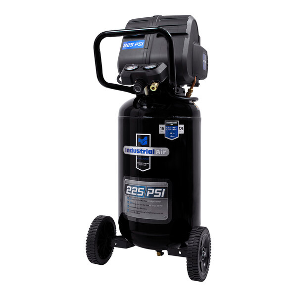 Industrial Air 15 Gallon Portable Oil-Free Vertical Steel Air ...