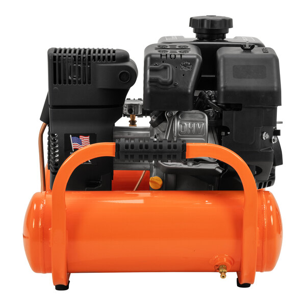 Industrial Air Contractor 4 Gallon Portable Oil-Free Steel Gas-Powered ...