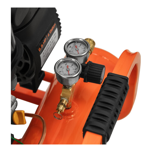 Industrial Air Contractor 4 Gallon Portable Oil-Free Steel Gas-Powered ...