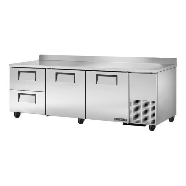 True TWT-93D-2-HC 93 1/4" Deep Worktop Refrigerator with Two Drawers ...