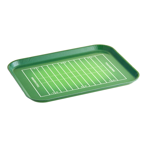 Cambro 14" x 18" Rectangular Football Field Design Fiberglass Camtray ...