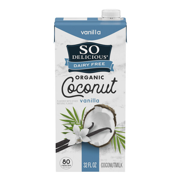 So Delicious Organic Vanilla Coconut Milk 32 fl. oz. - 12/Case