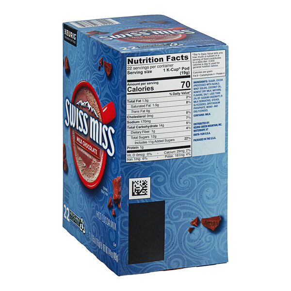 Swiss Miss Milk Chocolate Hot Cocoa Single Serve Keurig® K-Cup® Pods ...