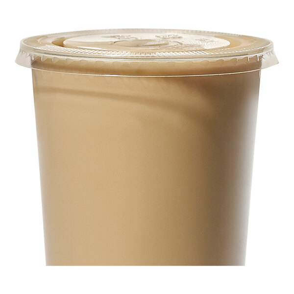Tossware Natural Plant-Based PLA Plastic Flat Lid for Arena and Arc ...