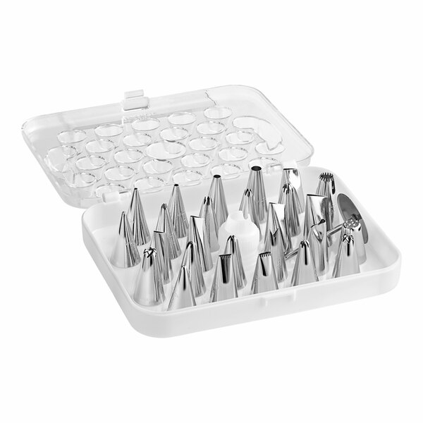 Wilton 29-Piece Stainless Steel Piping Tip Decorating Set 191001671