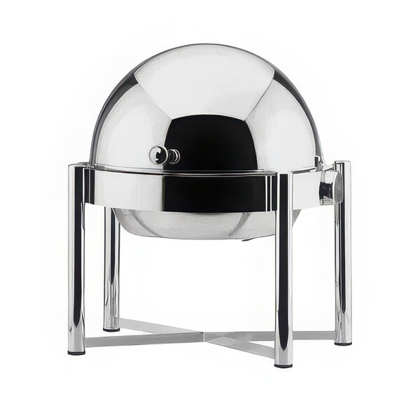 Hepp by BauscherHepp Excellent 17 11/16" Round Silver Plated Stainless ...