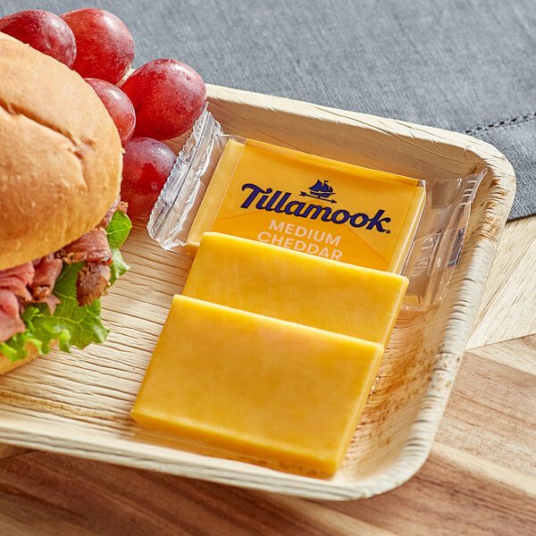 Tillamook Medium Yellow Cheddar Cheese Snack Portion 0.75 oz. with ...