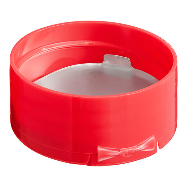 43/485 Red Flip and Sift Heat Induction-Lined Spice Lid with 5 Holes ...