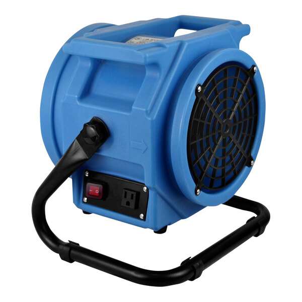PURAERO PA-250-HS-AF-BL Blue High-Speed Compact Axial Air Mover - 1,050 CFM, 115V