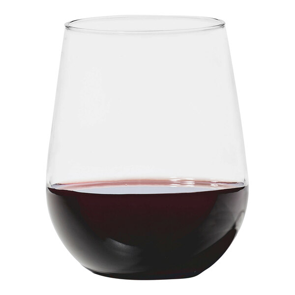 Tossware Reserve Go-To 16 oz. Tritan™ Plastic Stemless Wine Glass - 24/Case