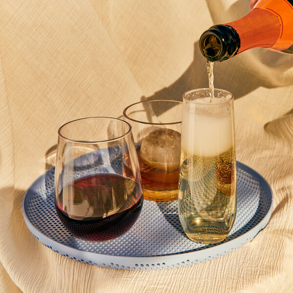 Tossware Reserve Go-To 16 oz. Tritan™ Plastic Stemless Wine Glass - 24/Case