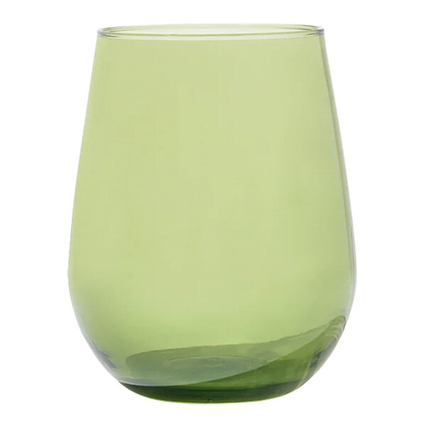 Tossware Reserve Go-To 16 oz. Moss Tritan™ Plastic Stemless Wine Glass ...