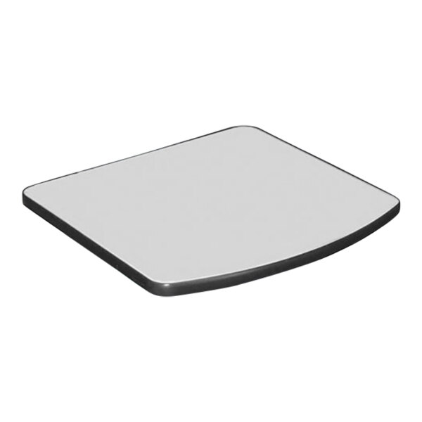 Newcastle Systems B124 22" x 24" x 4" White HDPE Middle Shelf for 24 ...