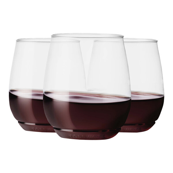 Tossware POP 14 oz. Plastic Vino Glass - 48/Case