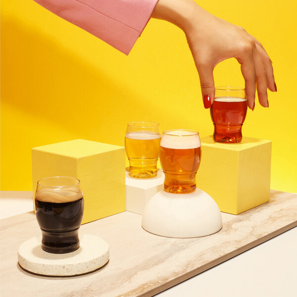 Tossware POP 7 oz. Plastic Mini Pint Glass - 48/Case