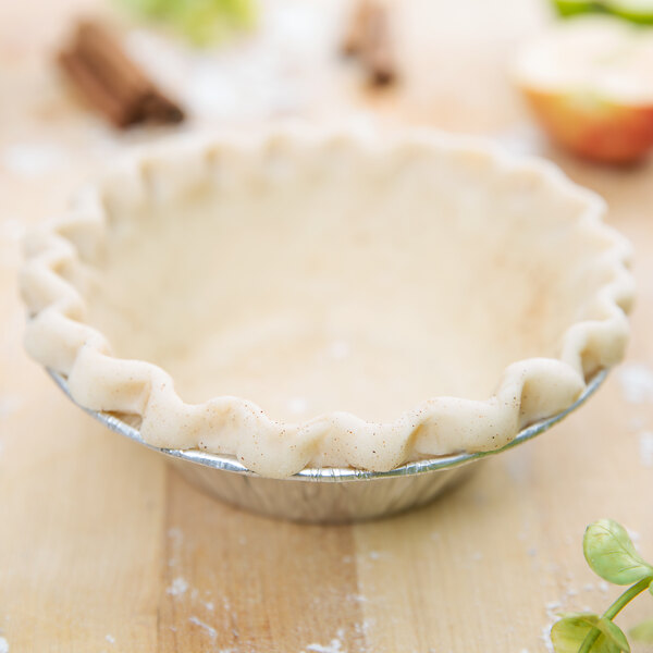 Baker's Lane 5 3/4" x 1 5/8" Deep Foil Pie Pan - 1000/Case