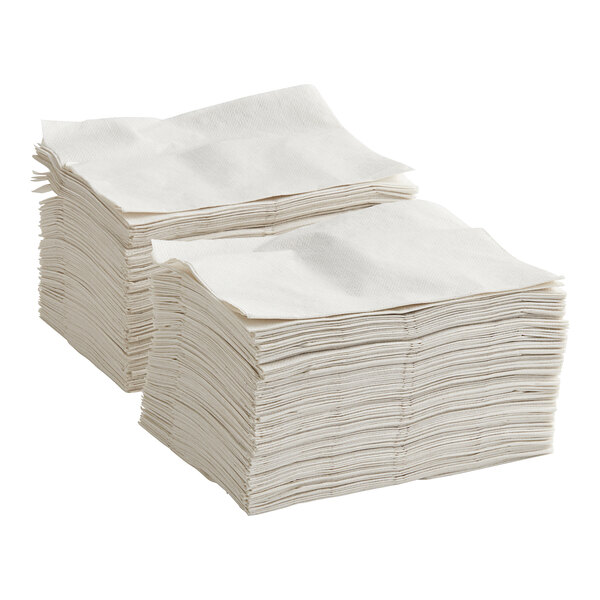 Tork Universal Masterfold 1-Ply White Dispenser Napkin N7 - 6000/Case