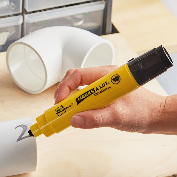 Avery® Marks-A-Lot UltraDuty XL 18mm Black Chisel Tip Industrial ...