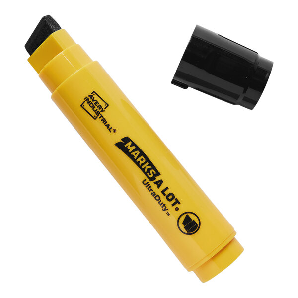 Avery® Marks-A-Lot UltraDuty XL 18mm Black Chisel Tip Industrial ...