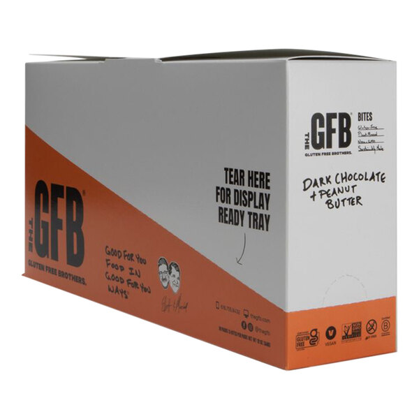 The GFB Dark Chocolate Peanut Butter Bites 1.2 oz. - 10/Pack