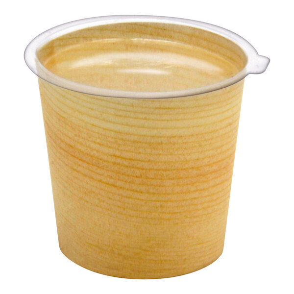 Front of the House Servewise 2.5 oz. PET Plastic Tall Ramekin Lid - 200 ...