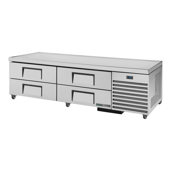 True TRCB-79-HC 79 1/4" Refrigerated Chef Base with 4 Drawers