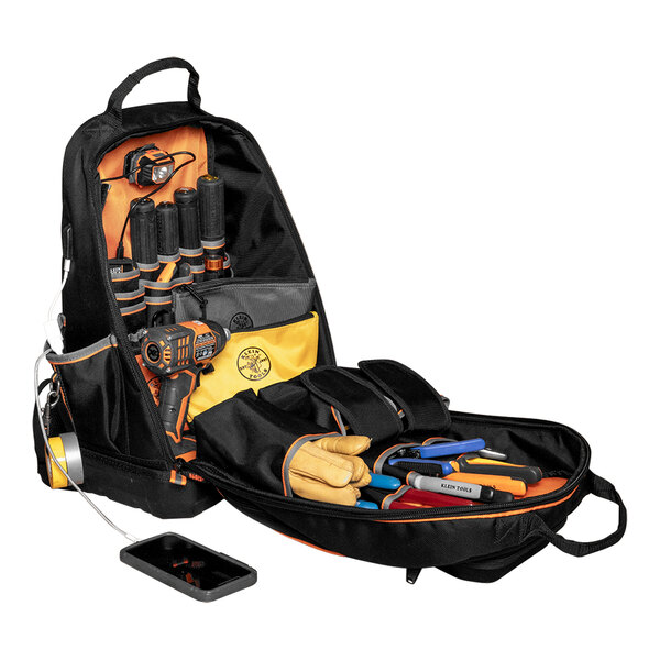 Klein Tools Tradesman Pro XL Tool Backpack with 40 Pockets 62800BP