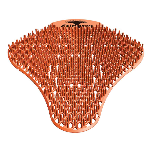 WizKid Stingray STGRY-MGO Mango Scent Urinal Screen - 6/Case