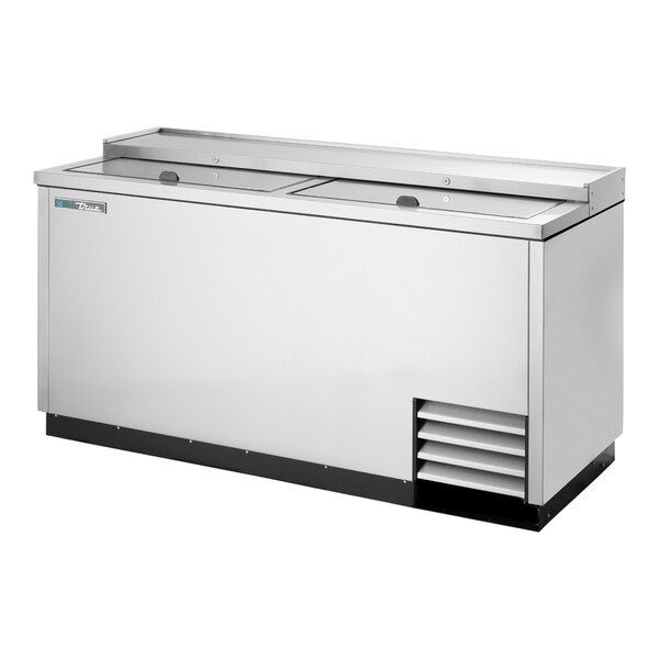 True TD-65-24-S-HC 64 5/8" Stainless Steel Horizontal Bottle Cooler