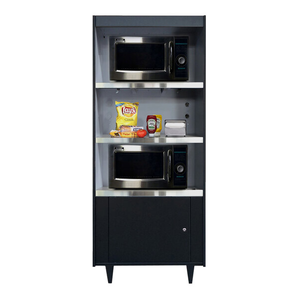 All State Manufacturing 27" x 23 1/4" x 72" Three-Shelf Condiment Stand ...