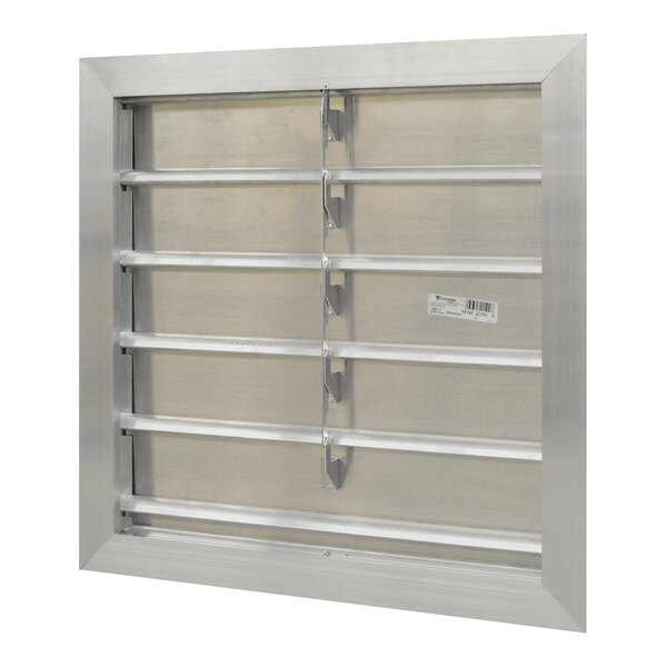 Canarm 3200 Series 24" x 24" Gravity Shutter Backdraft Damper SR3224X24