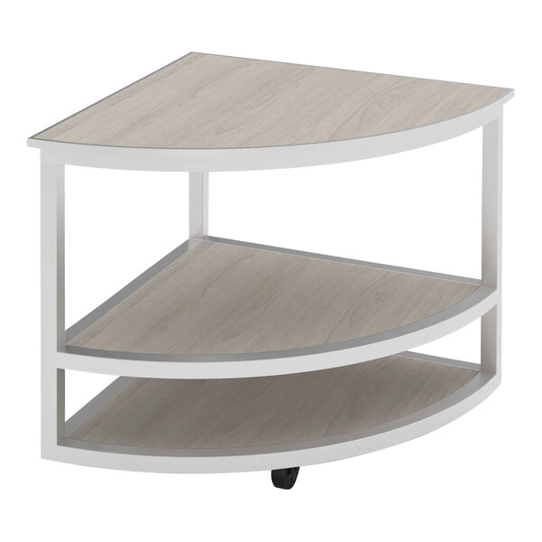 Bon Chef Nexus 31 1/2" x 31 1/2" x 33 1/2" Exposed Shelf Rounded Corner ...