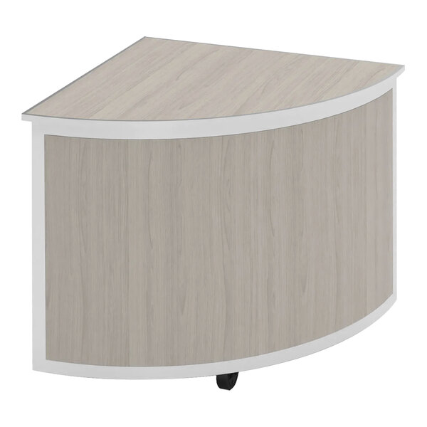 Bon Chef Nexus 31 1/2" x 31 1/2" x 33 1/2" Enclosed Shelf Rounded ...