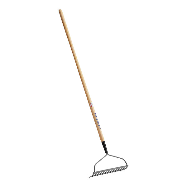 Seymour S400 Jobsite 42355 15" Steel Bow Rake with 54" Hardwood Handle