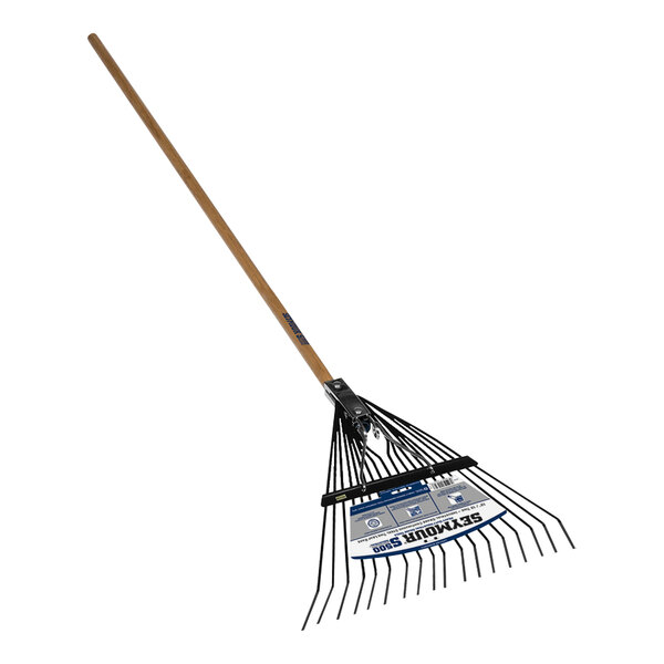 Seymour Midwest S500 Industrial 18" Heavy-Duty Spring Brace Rake 40932