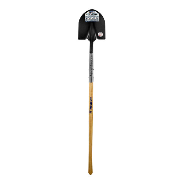 Seymour Midwest S500 Industrial 9 1/2" Round Point Shovel with Forward ...
