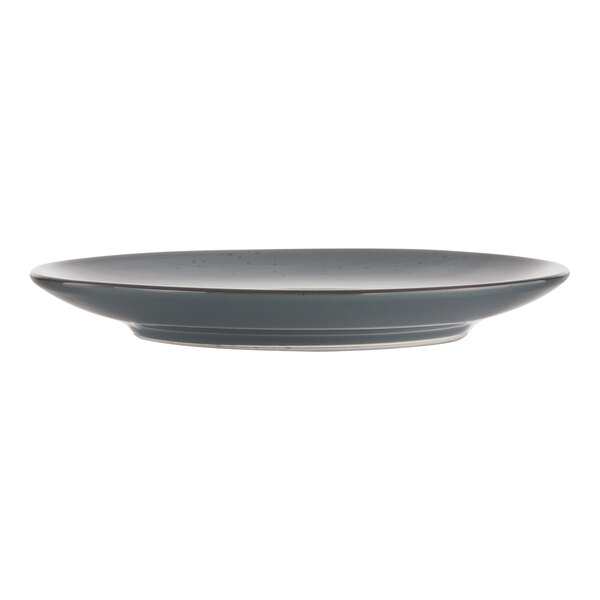 International Tableware Splash 7" Lunar Blue Stoneware Coupe Plate - 36 ...