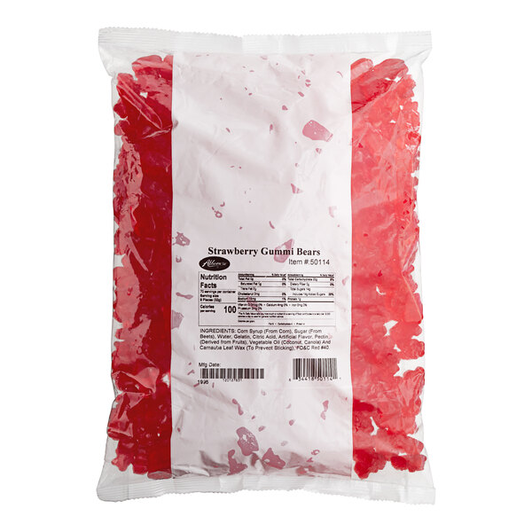 Albanese Strawberry Gummi Bears 5 lb.